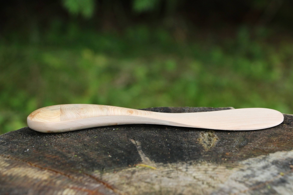Smørekniv i Einer m/mosaikkskaft - 17,5cm | Fjelltind nettbutikk