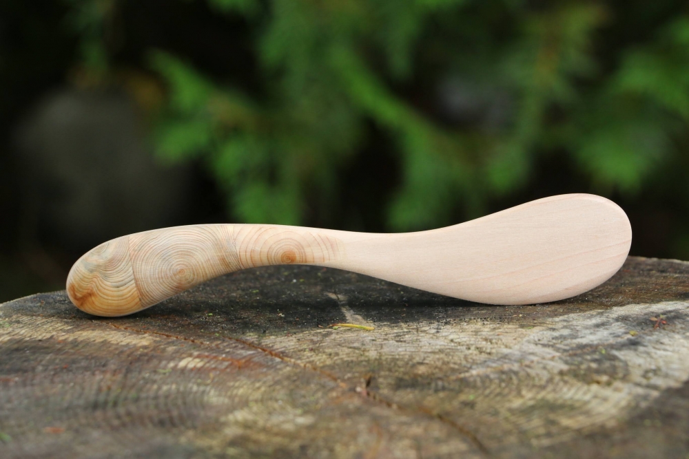 Smørekniv i Einer m/mosaikkskaft - 17,5cm | Fjelltind nettbutikk